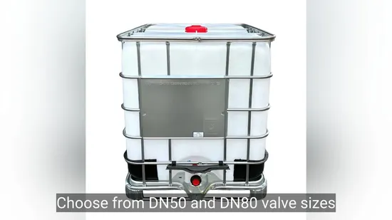 1000 Liter IBC Container Chemical Mixing Chamber Powder Storage ...